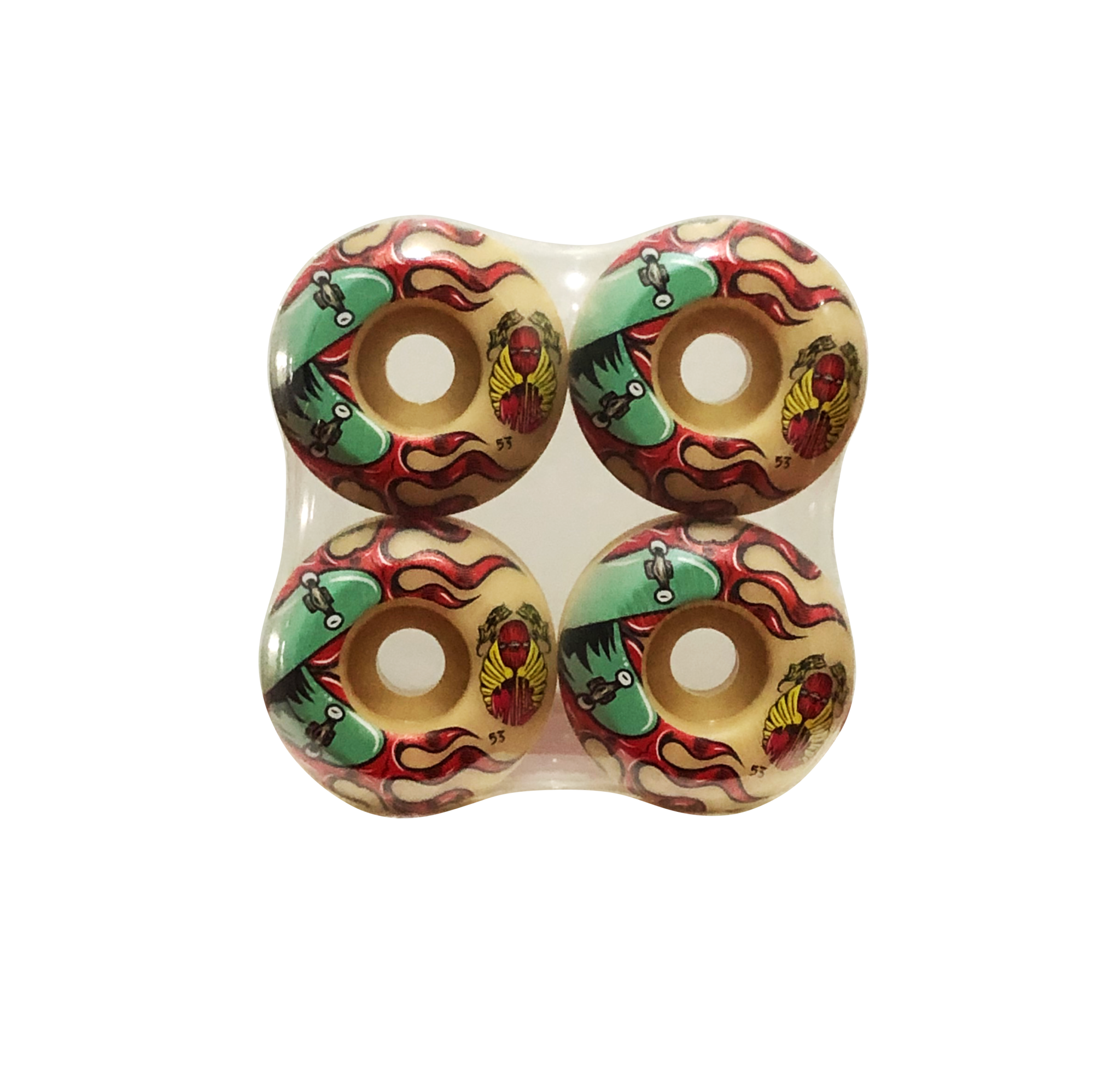 Roda Milk Burning Skate 53mm 101A – Virtua Skate Shop